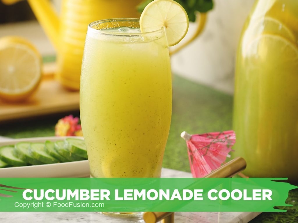 Cucumber Lemonade Cooler – Food Fusion