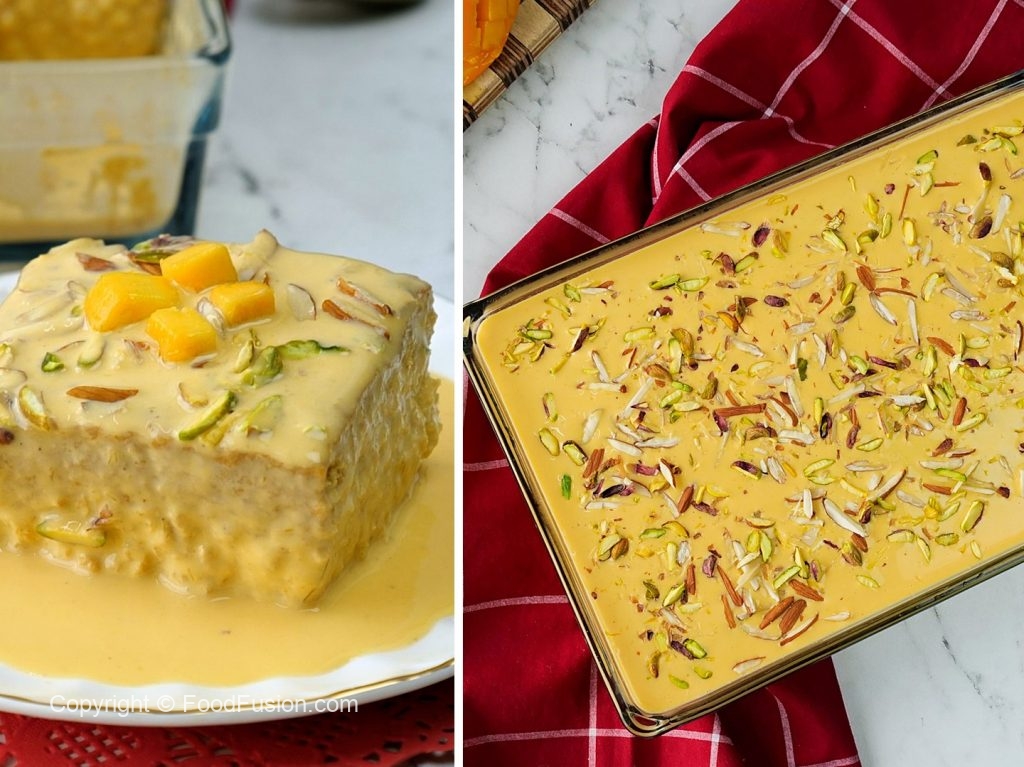 Mango Malai Cake – Food Fusion